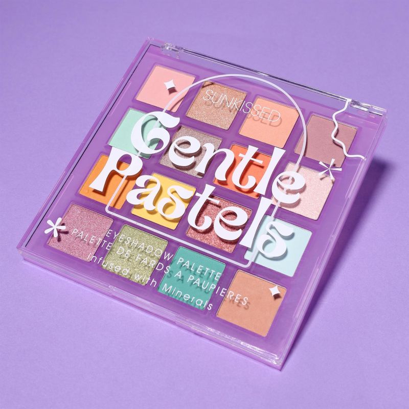 Eye Shadow Palette Gentle Pastels (16 Colors) - Phydra